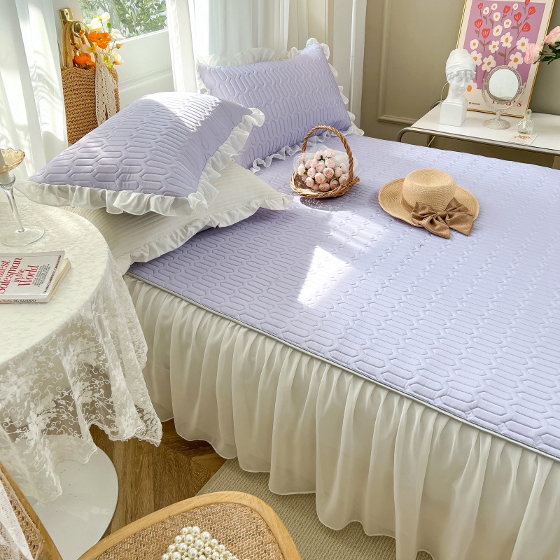 Ins Solid Girly Heart Summer Cool Sleeping Mat Lat... – Vicedeal