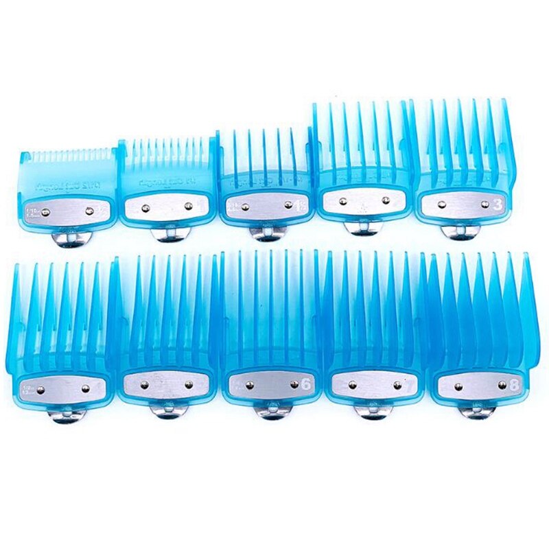 for WAHL Barber Shop Styling Guide Comb Sets Trans... – Grandado