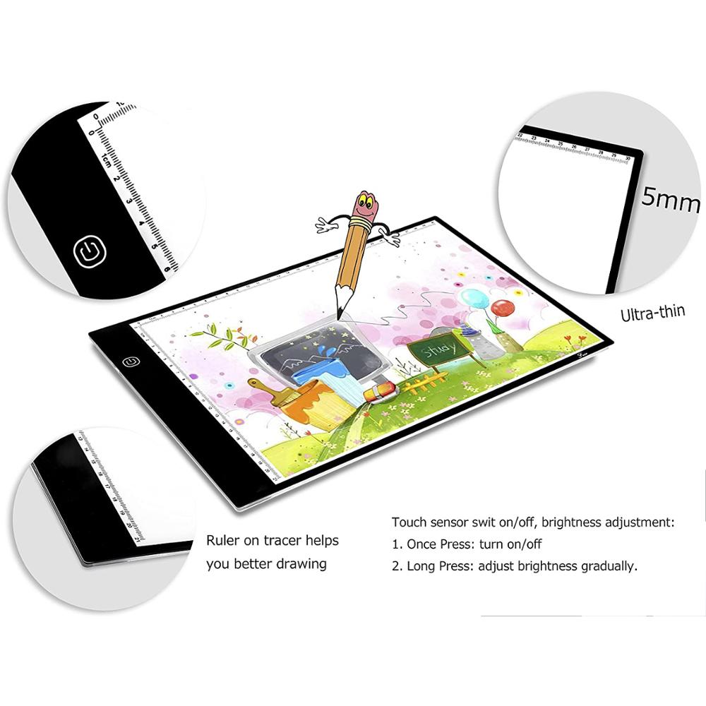 Upgraded A4 Drawing Tablet LED Light Box Tracer fo... – Vicedeal