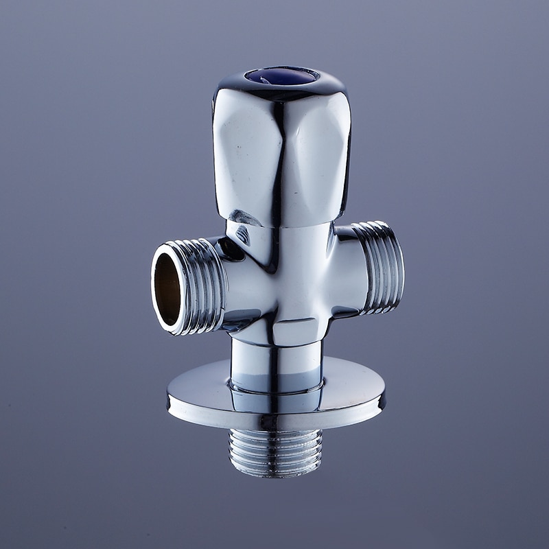 Copper single cold water stop valve triangle valve... – Grandado
