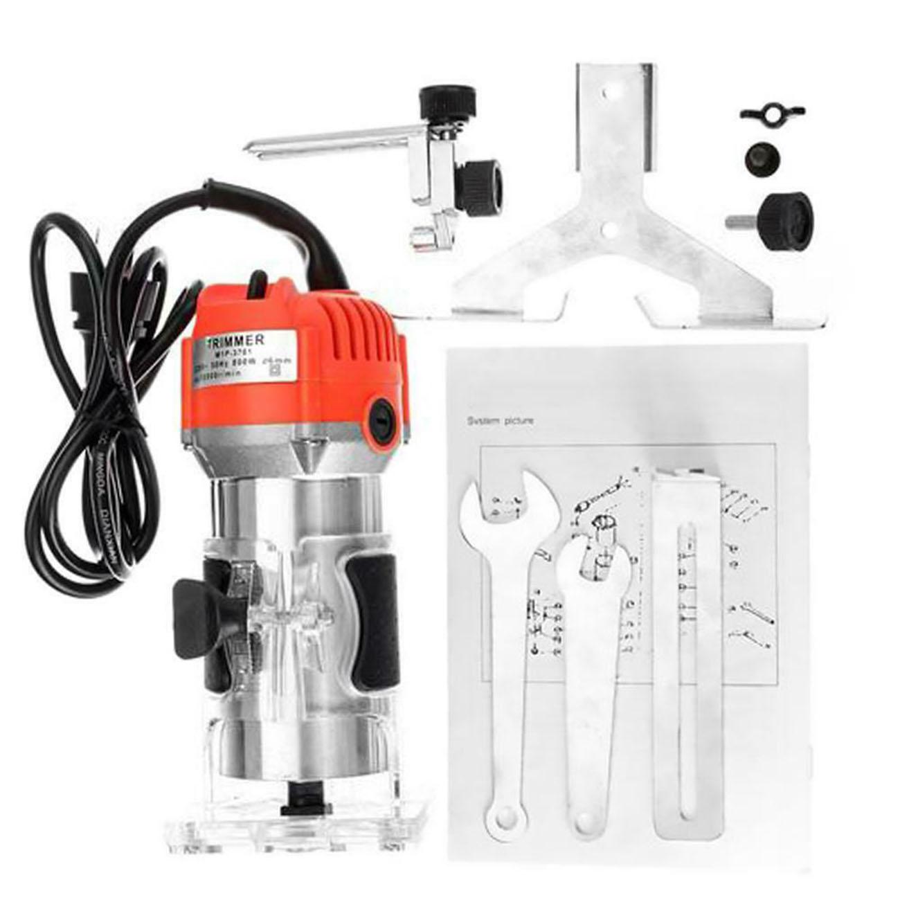 800W Woodworking Trimmer Handheld Engraving Slotti... – Grandado