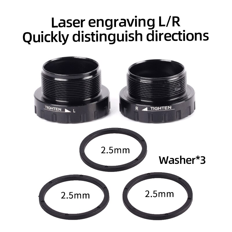 Fiets Trapas 2 Lager Bsa Aluminium Schroefdraad Ho... – Vicedeal