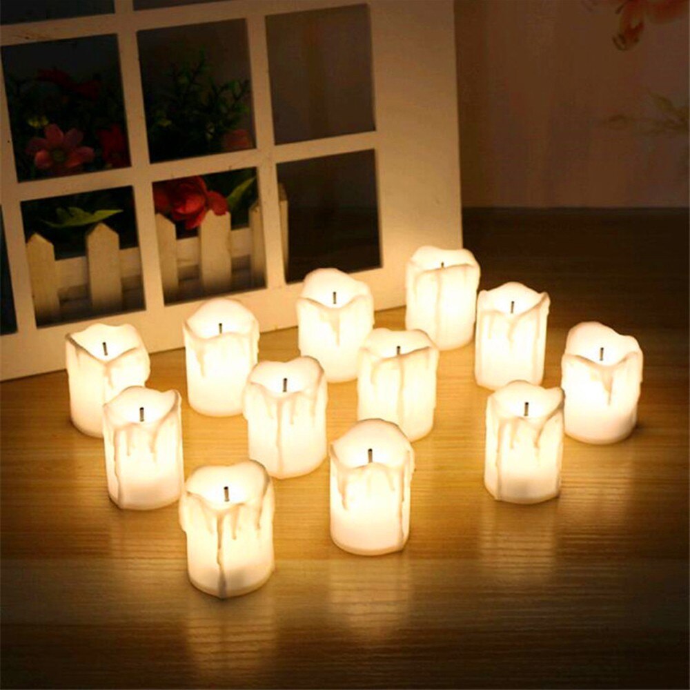 Candle Light Led Candles with Flickering Flame Led... – Vicedeal