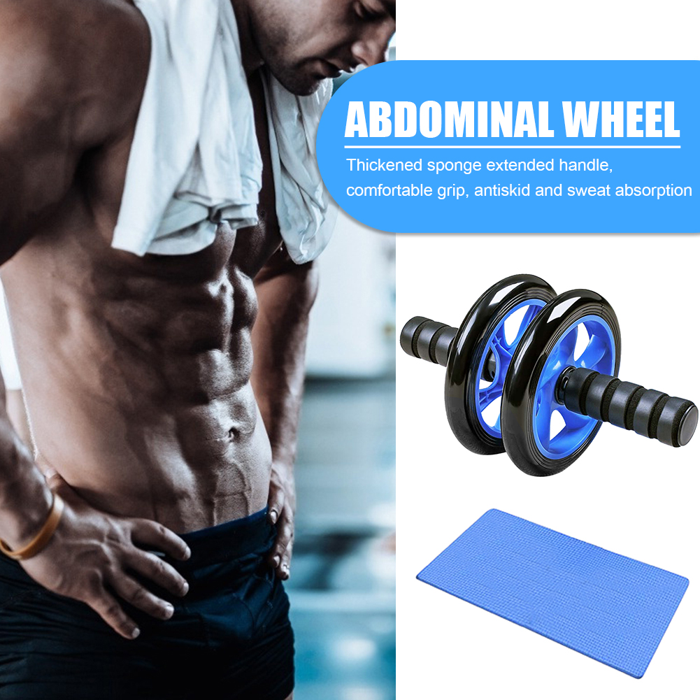 Rodillo Ab con estera de frotamiento, rueda doble ... – Grandado
