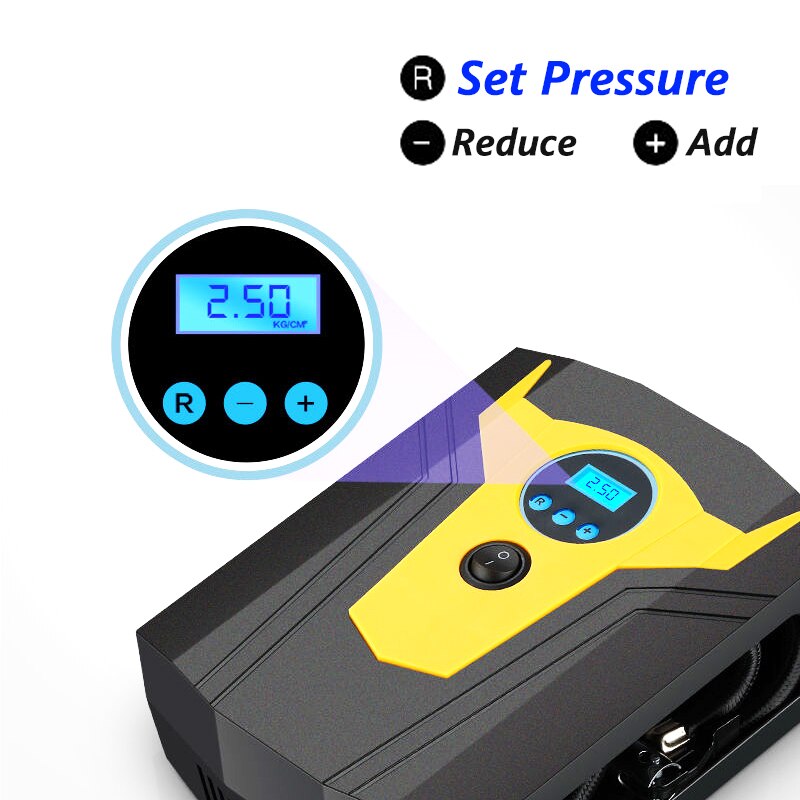 Portable Electric Car Air Compressor Mini Tyre Inf... – Grandado