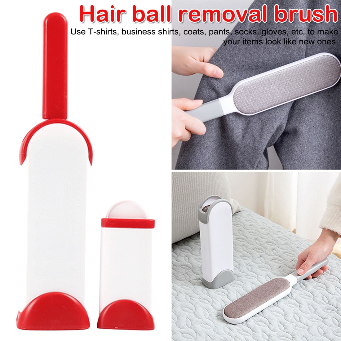 Clothes Hair Brush Lint Remover Dusting Static Bru... – Vicedeal