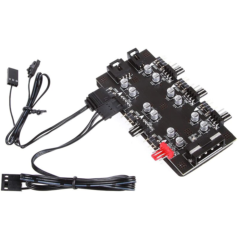 SATA 1 to 6 Way PWM/ARGB Device Expander 4Pin Cool... – Grandado