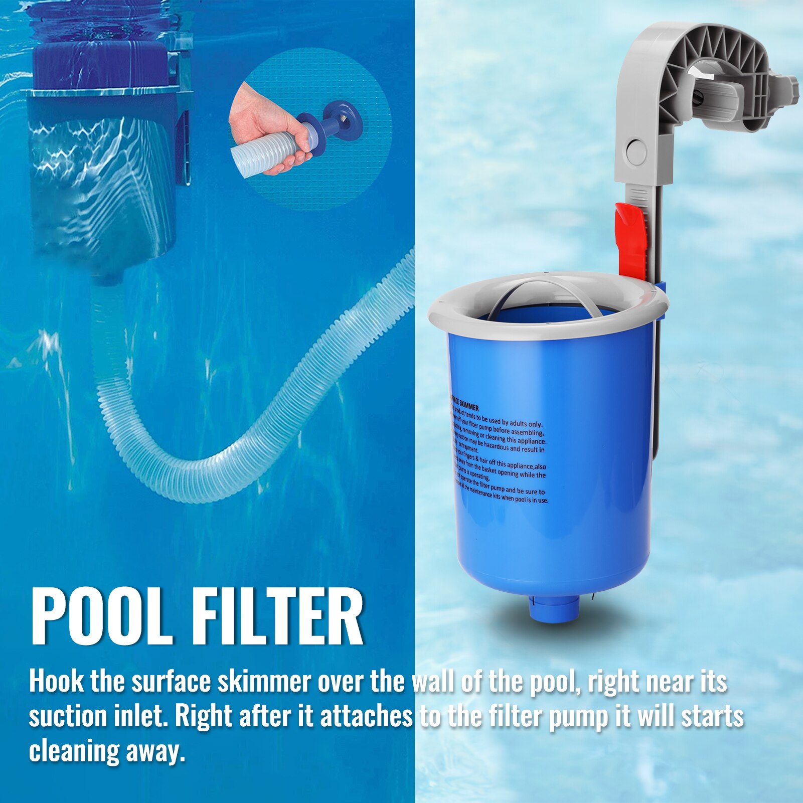 Zwembad Oppervlak Cleaner Zwembad Oppervlak Float ... – Vicedeal