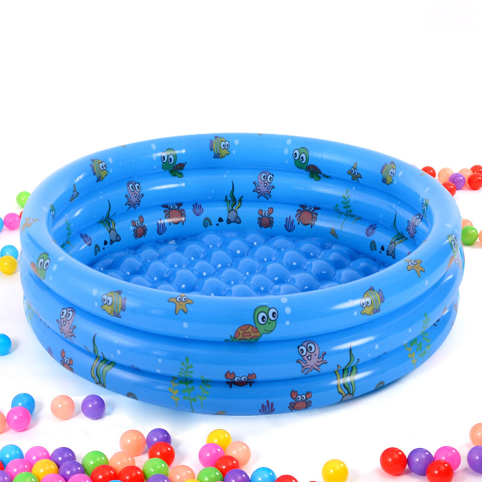 Round Inflatable Swimming Pool Baby Swim Shower Ba... – Grandado
