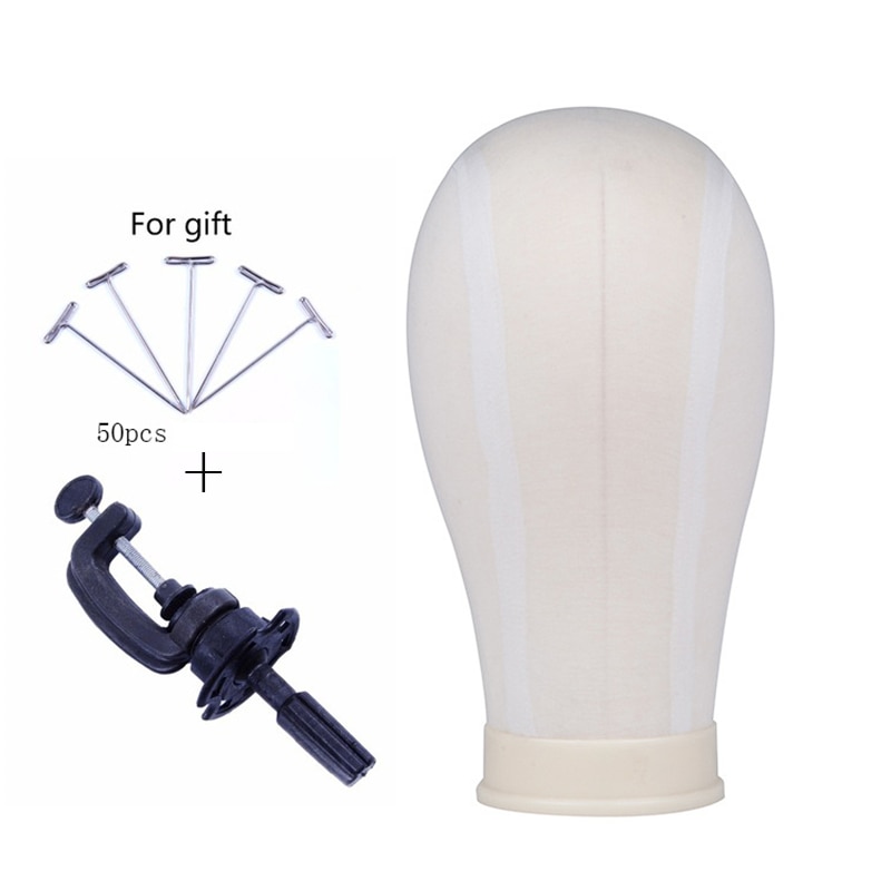 Canvas Block Head Display Style Styling Manequin M... – Vicedeal