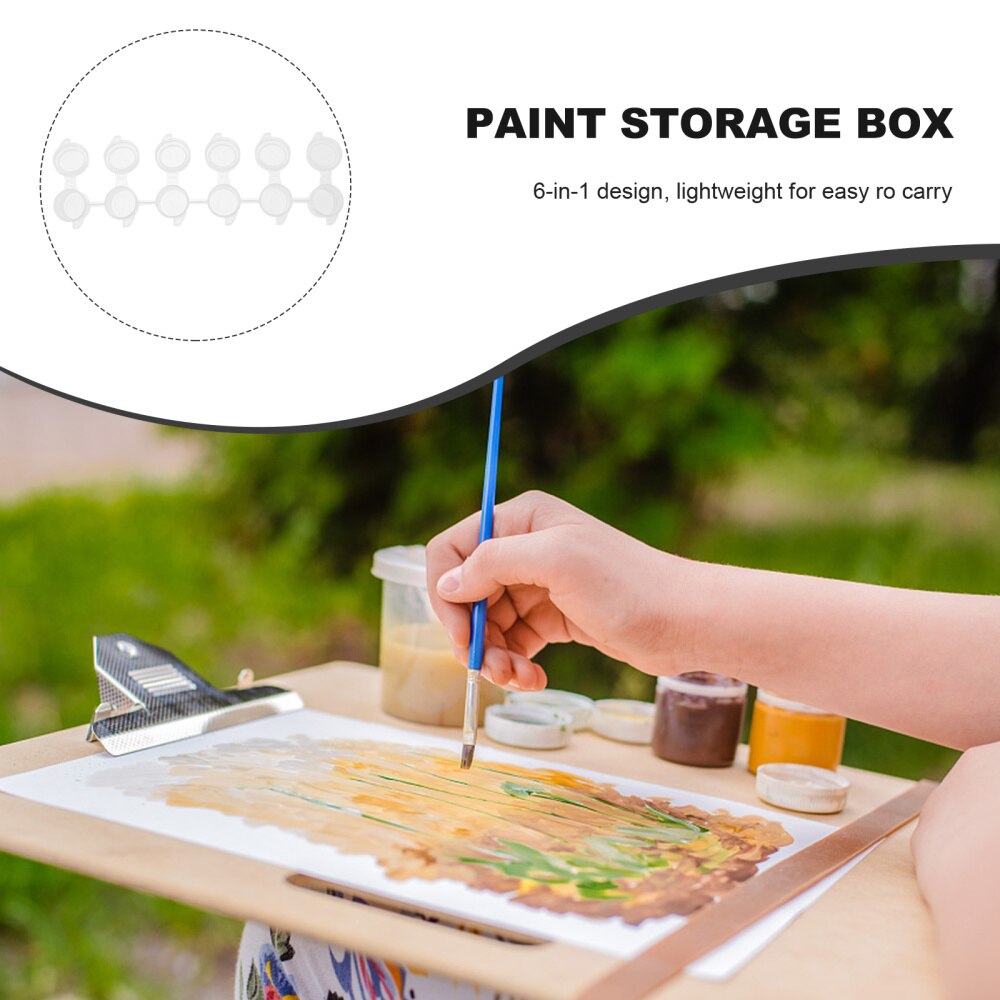 50 pcs Pigment Pot Pod Strips 6-in-1 Portable Plas... – Vicedeal