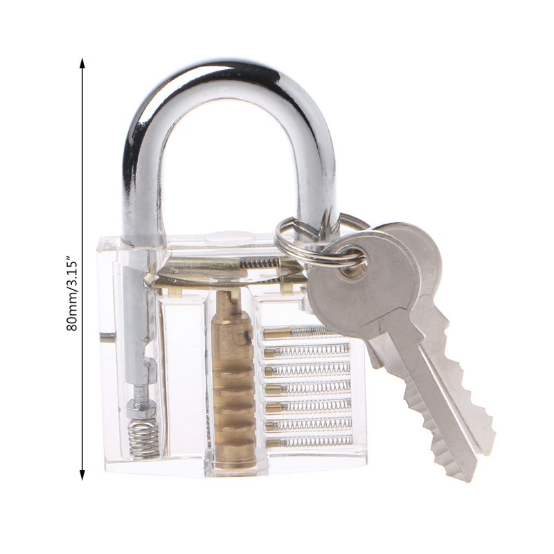 80mm/3.15" Transparent Cutaway Locks Inside View P... – Vicedeal