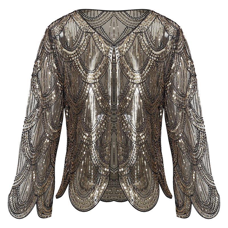 Vrouwen 1920S Sjaal Kralen Avond Wraps Flapper Bol... – Vicedeal