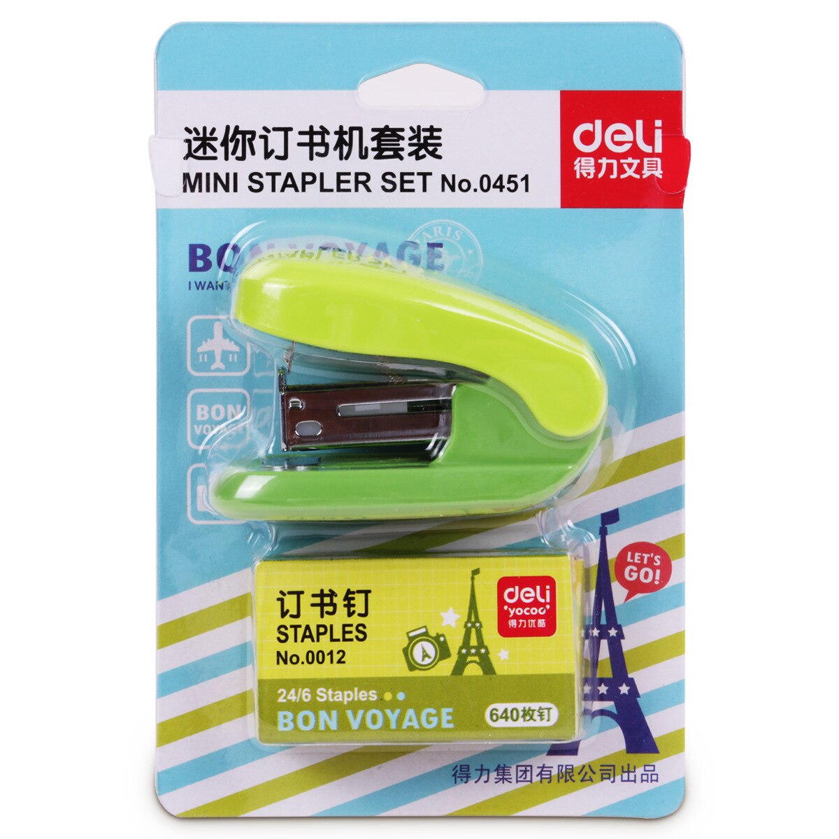 Deli Cute Candy Color Stapler Set. Student Office ... – Vicedeal