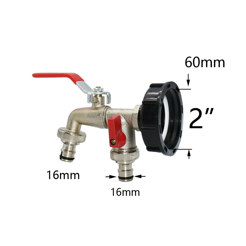 IBC S60 Adapter 2 "Zu 1/2" 3/4 "1&q... – Grandado