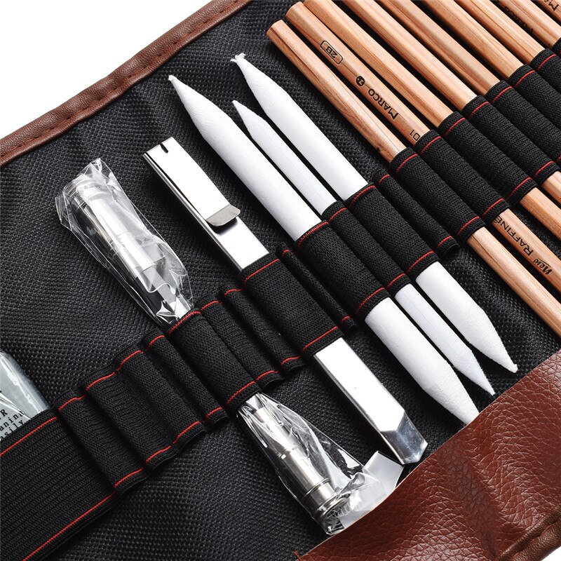 29 Pcs Professionele Schets/Tekening Art Potloden ... – Grandado