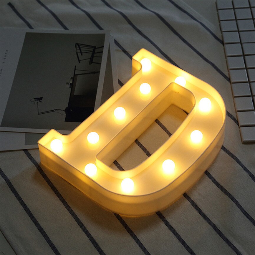 LED Letter Light Alphabet Letter Lights LED Light ... – Grandado