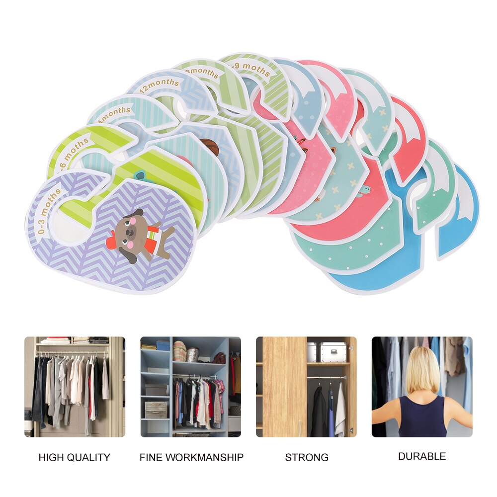 12Pcs Cartoon Clothing Size Dividers Size Dividers... – Grandado