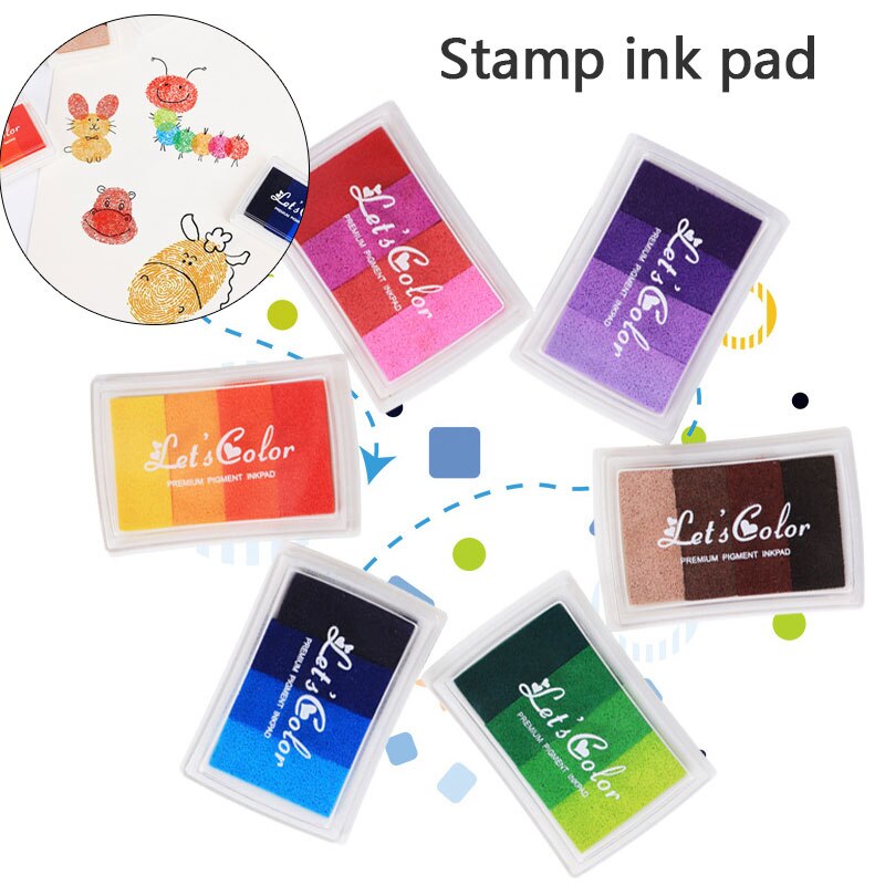 2 Stks/set 24 Kleuren Diy Ink Pad Set Rubber Stemp... – Vicedeal