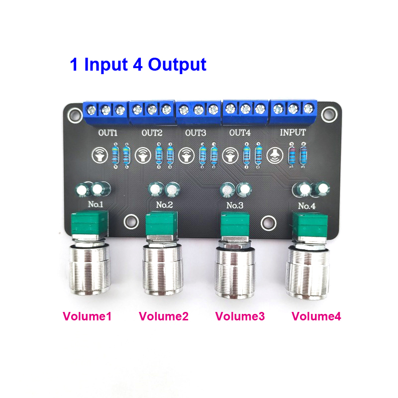 1 Input 4 Output AUX Hub Audio Distributor Signal ... – Vicedeal