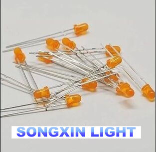 1000pcs LED 3mm Orange/Amber Ultra Bright Round li... – Vicedeal