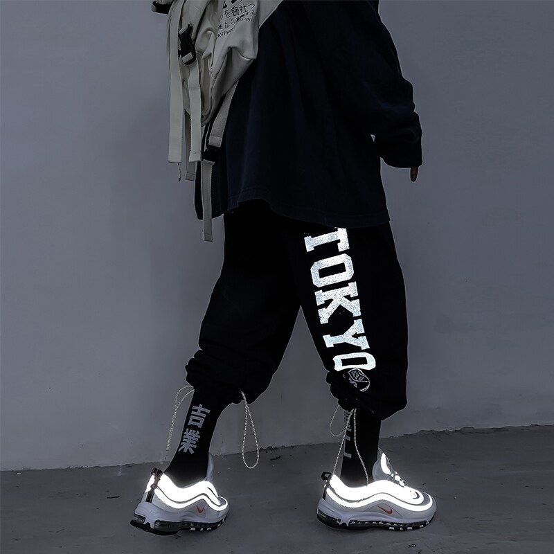Oversize cargo pants functional pants male hip-hop... – Grandado