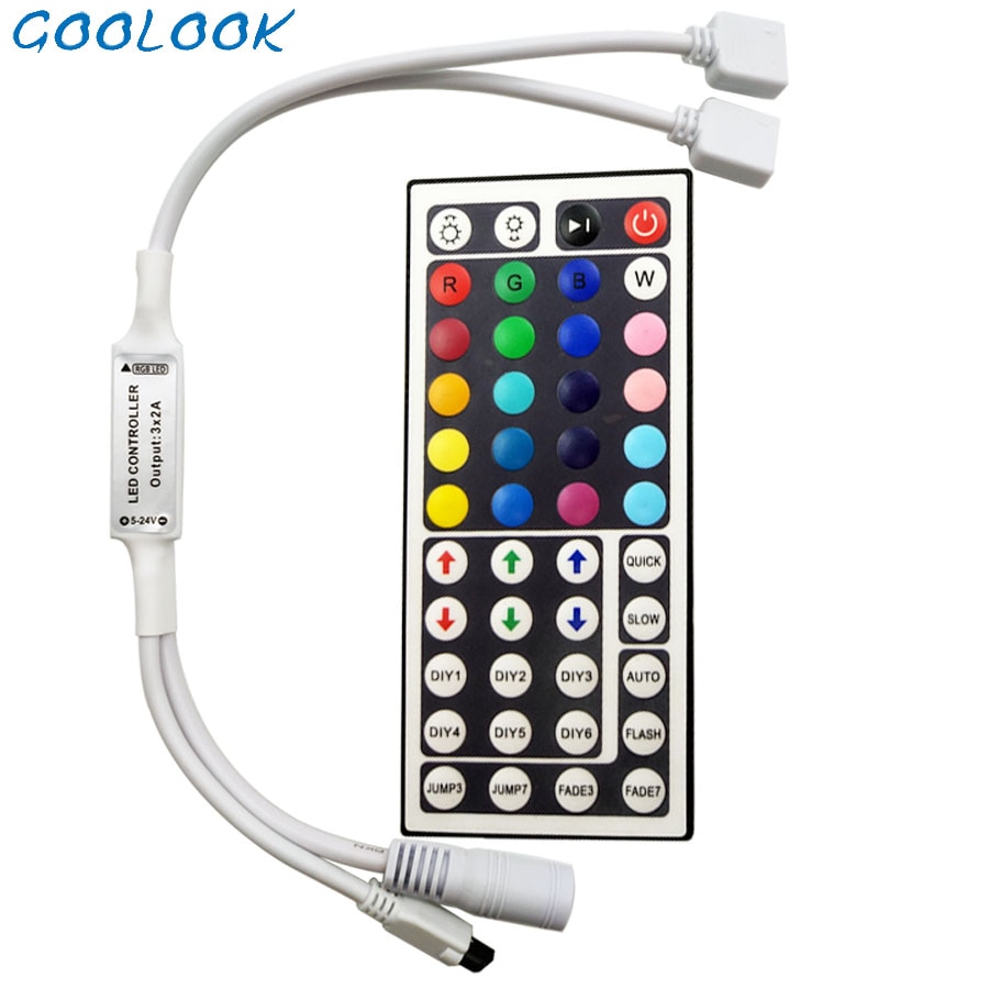 Led Controller 44 Keys LED IR RGB Controler LED Li... – Grandado