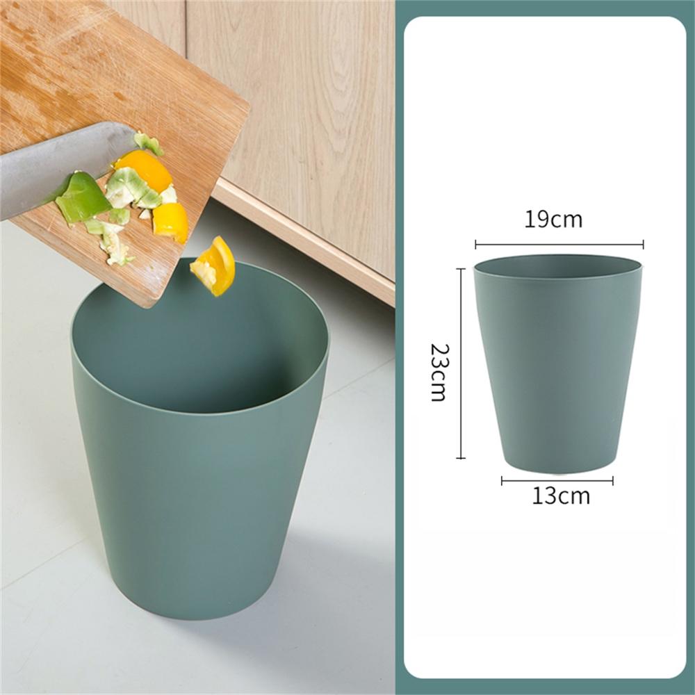 Colourful Trash Can Waste Bins Lidless Plastic Pap... – Grandado