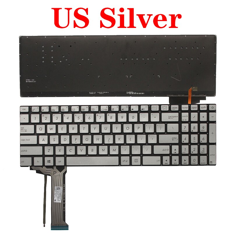 US/Latin/Hungarian/French/Czech/keyboard FOR ASUS ... – Grandado