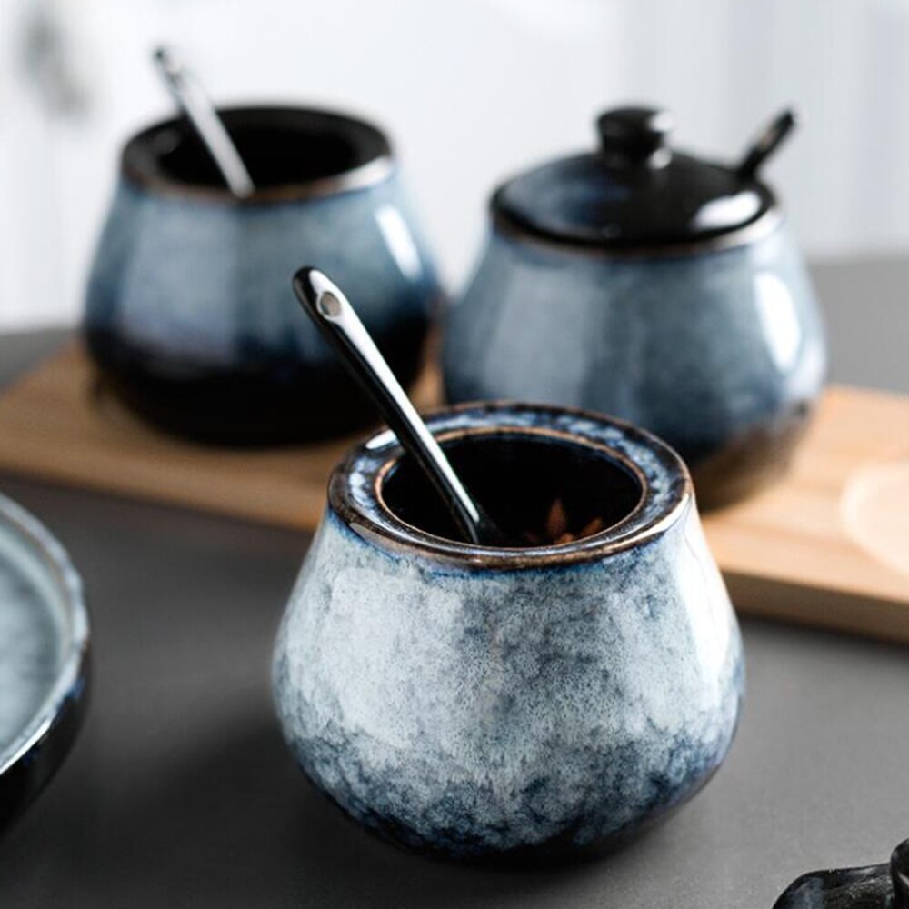 1pc Ceramic Household Salt Bottles Seasoning Bottl... – Grandado