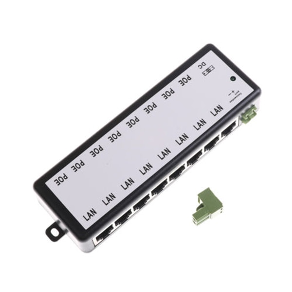 8 Ports POE Injector Splitter for CCTV Networks Ca... – Grandado
