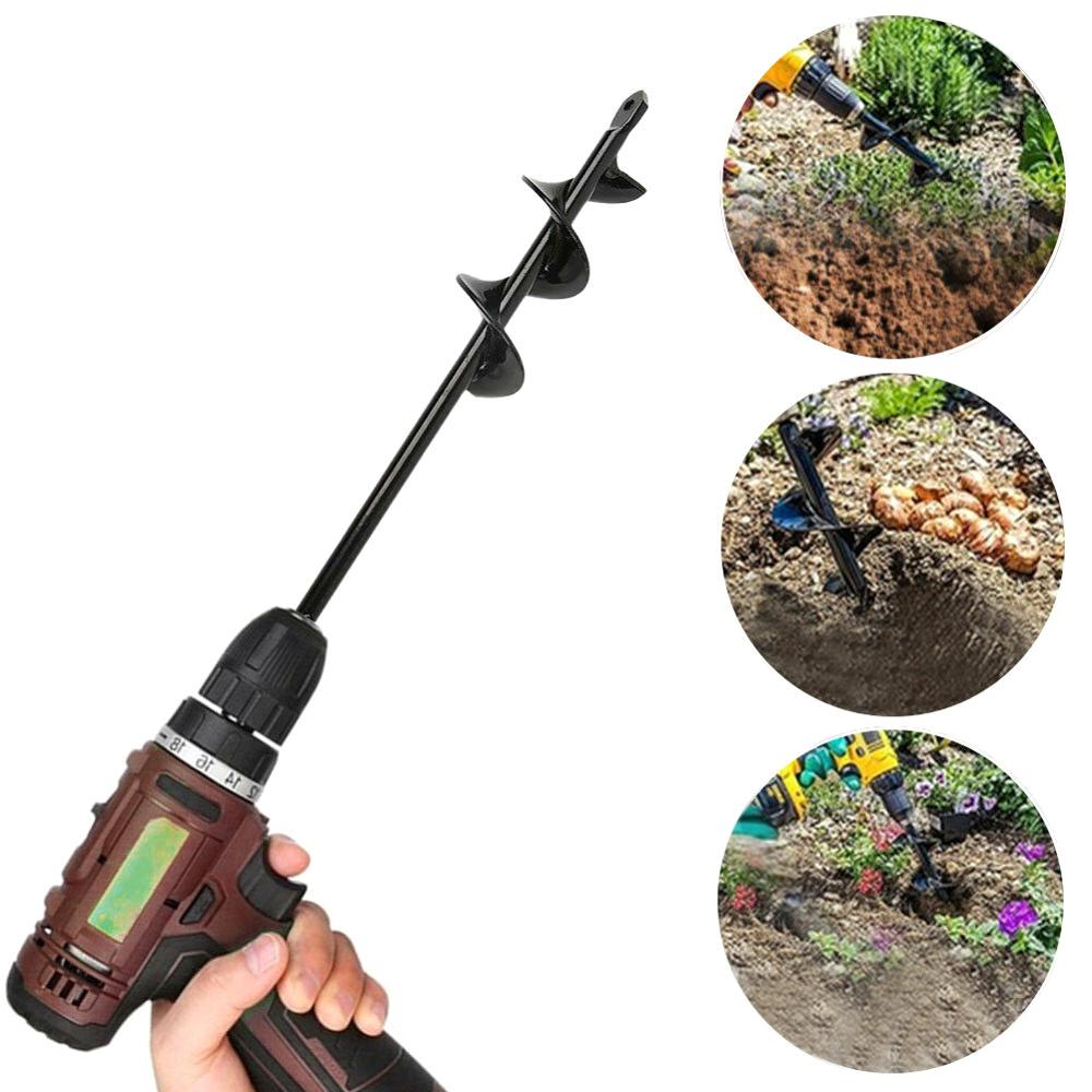 Garden Planter Spiral Drill Bit Flower Bulb Hex Sh... – Grandado