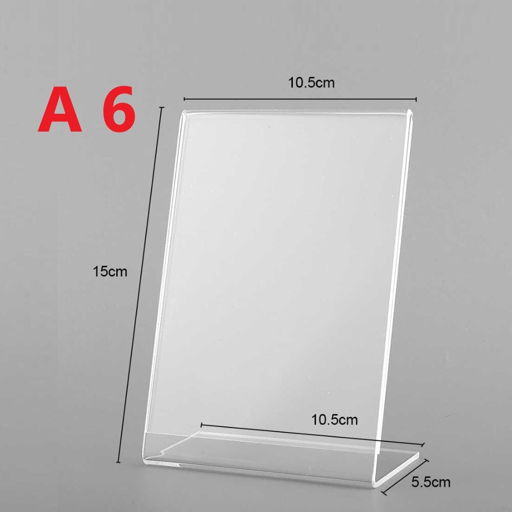 5Pcs A4/A5/A6 Acryl Display Stands Poster Houder M... – Vicedeal