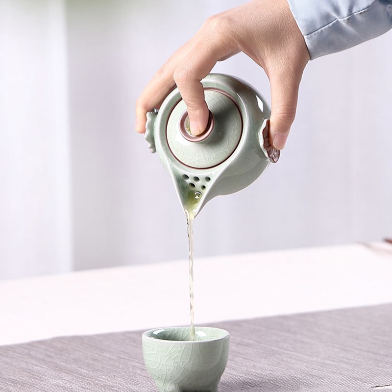 Japanese Tea Set Gaiwan Ceremony Set Portable Trav... – Grandado