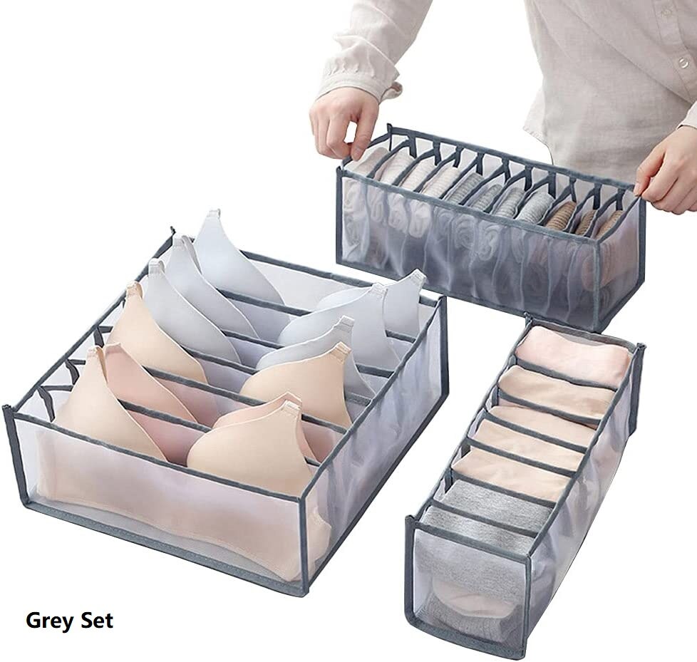 Black White Underwear Drawer Bra Organizer Closet ... – Grandado