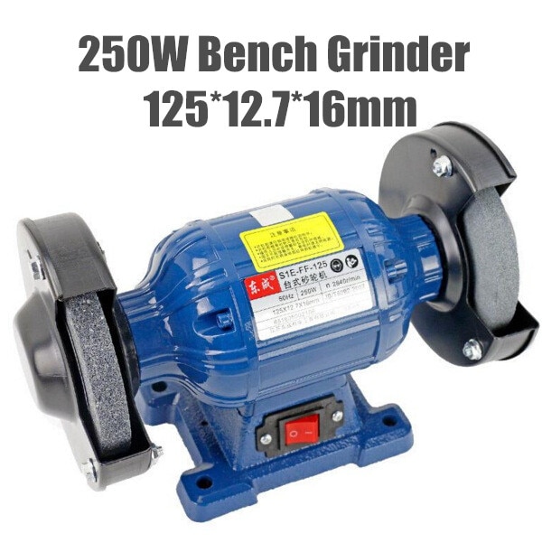 125mm Bench Grinder 250w Disc For Metal 125x12.7x1... – Grandado