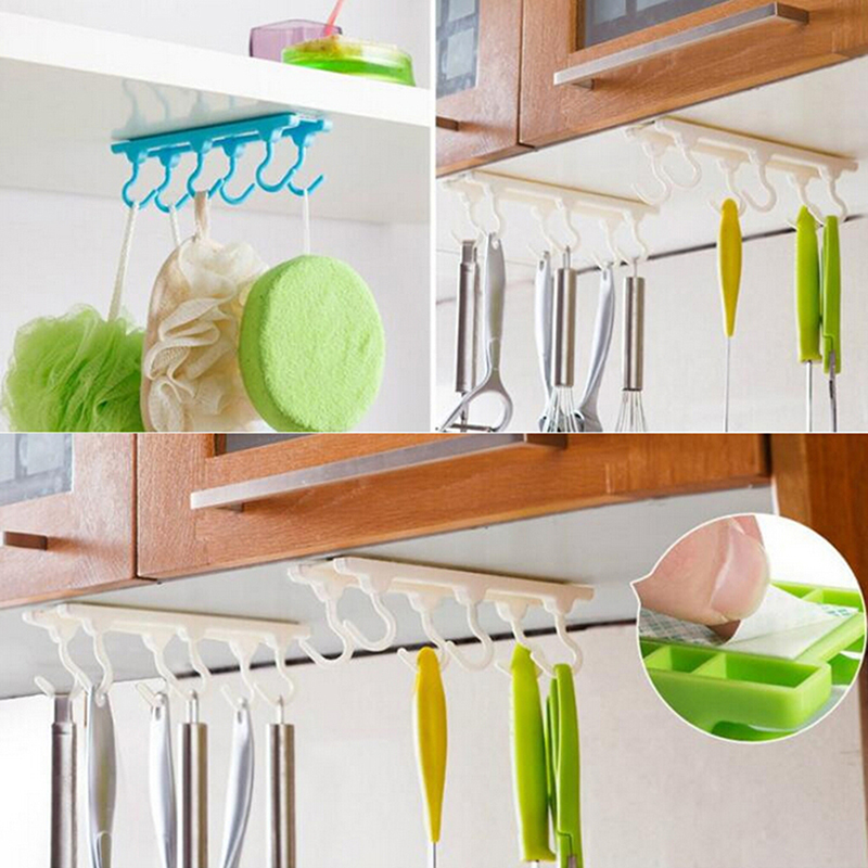 Kitchen Rack Holder Hook Ceiling Wall Cabinet Hang... – Grandado
