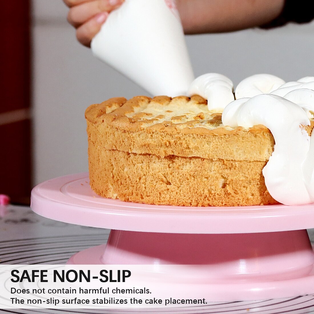 11 Inch Cake Draaitafel Roterende Anti-Slip Ronde ... – Grandado