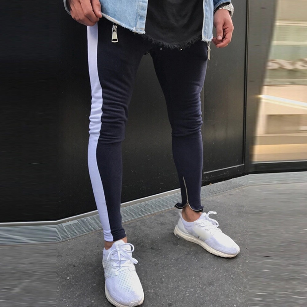 Skinny broek Jogger Broek Mannen mode Casual Broek... – Grandado