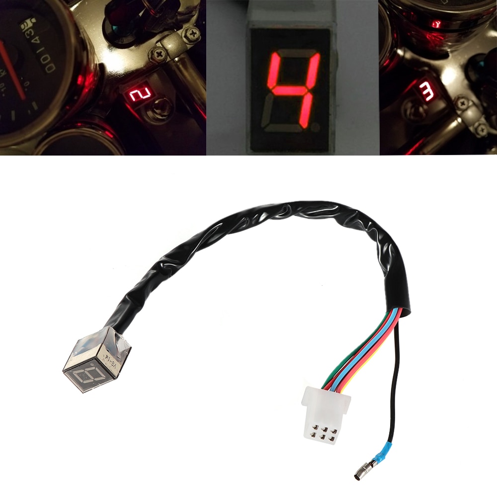 LED Universal Digital Gear Indicator Motorcycle Di... – Grandado