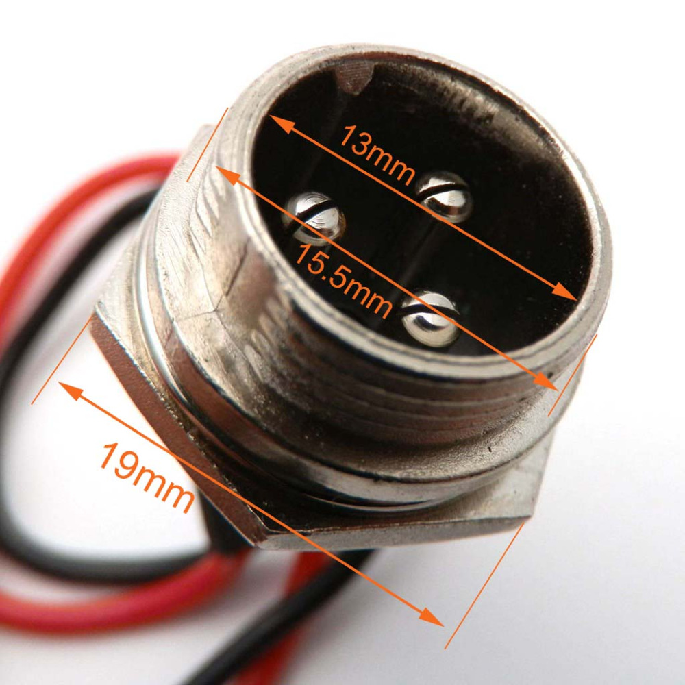 Female Male Battery Charger 3 Prong Socket Connect... – Grandado