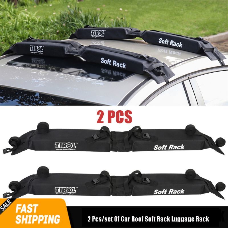 2 Pieces/set Of Car Soft Rack Luggage Rack Foldabl... – Grandado