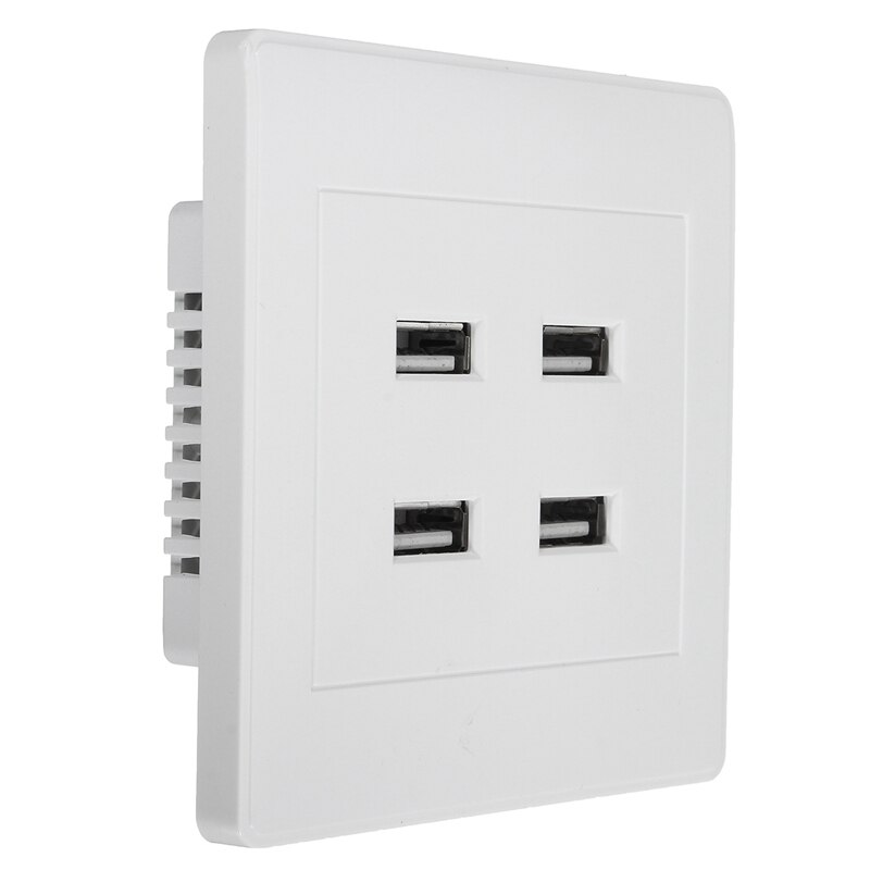 DC 4 Ports USB 5V 3.1A Electric Wall Charger Dock ... – Grandado