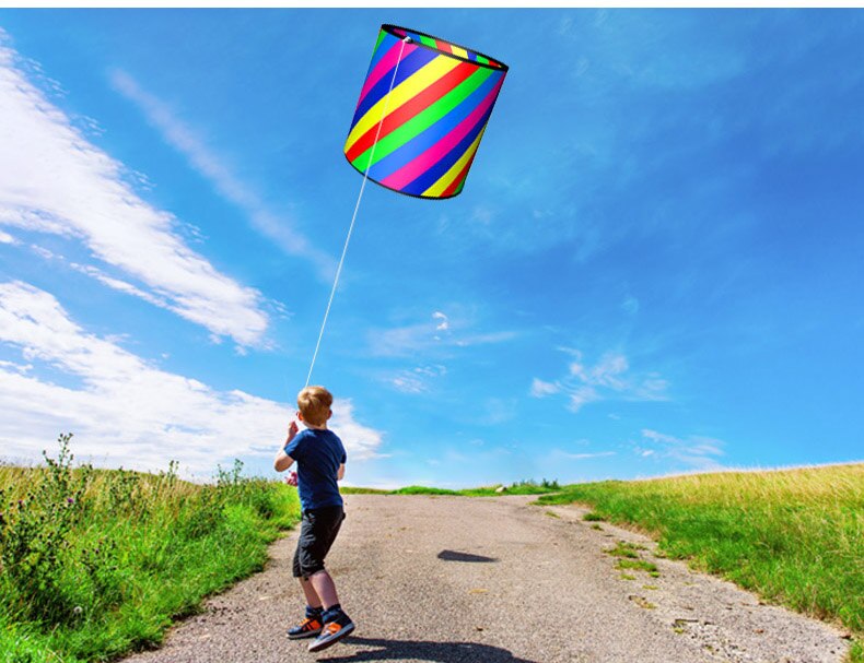 3D Single Line Rainbow Adult Kites Sports Beach Wi... – Grandado