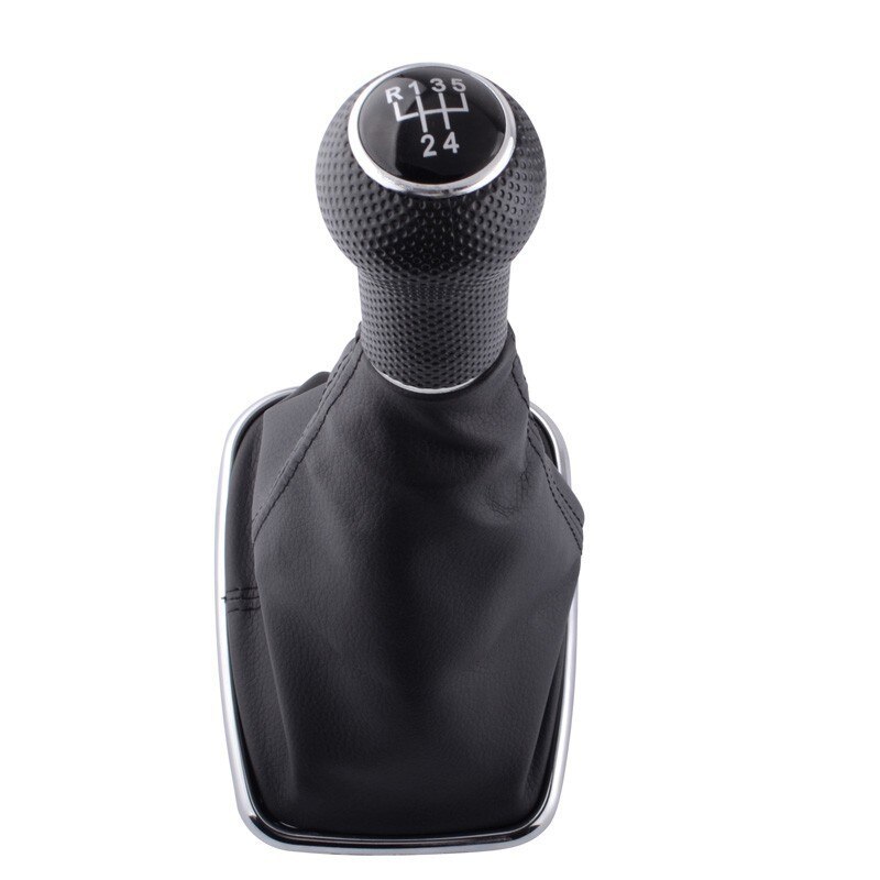 Espeeder 5 speed pu læder shifter stick gearskifteknap med støvtæt ...