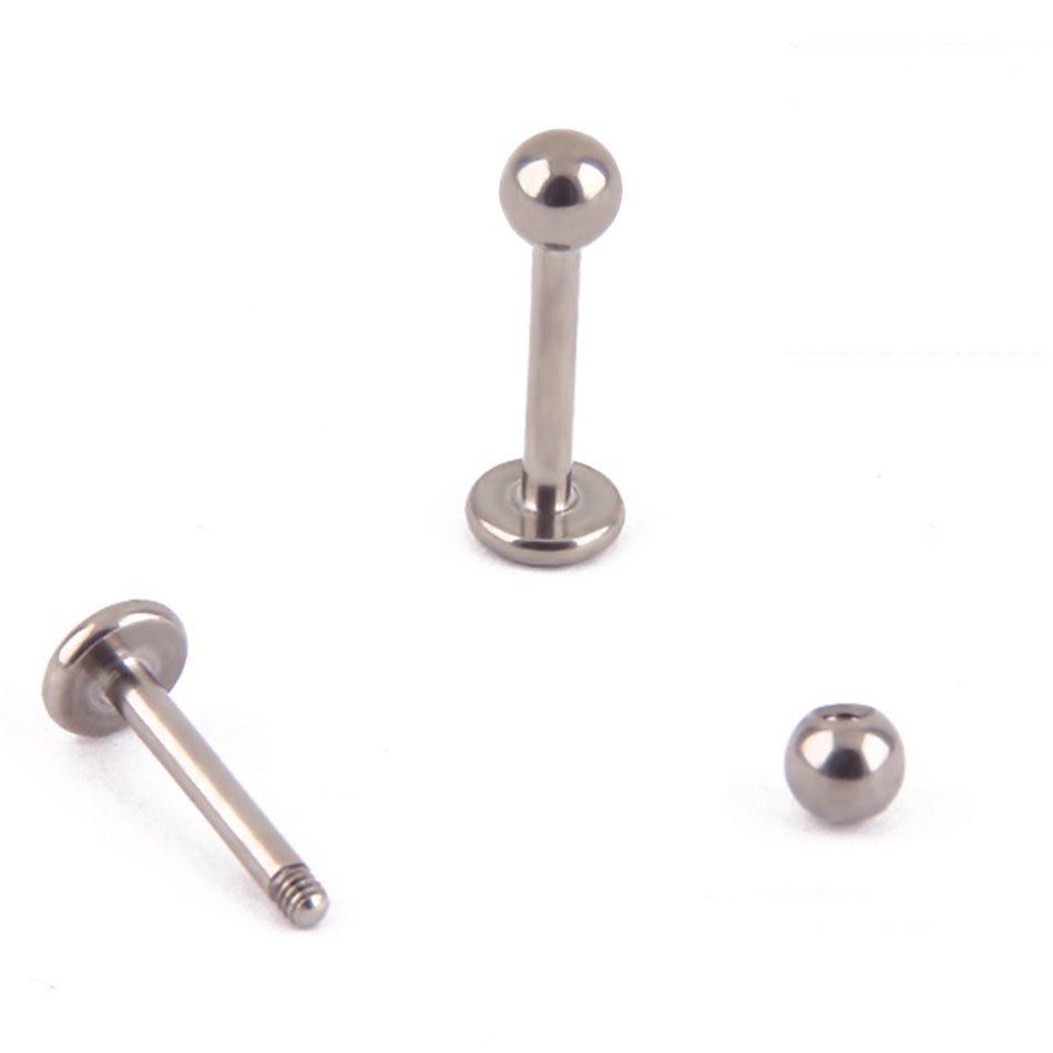 1Pc Titanium 1.2*8*3mm Silver Gold Color Labret Pi... – Vicedeal