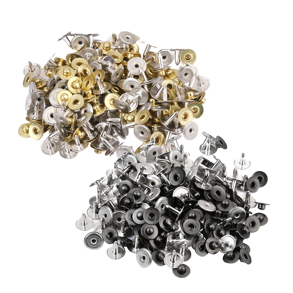 200 Sets Rivets Fasteners Studs Buttons Sewing Jea... – Vicedeal
