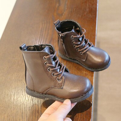 Children Boots Boys Waterproof Sneakers Kids PU Le... – Grandado