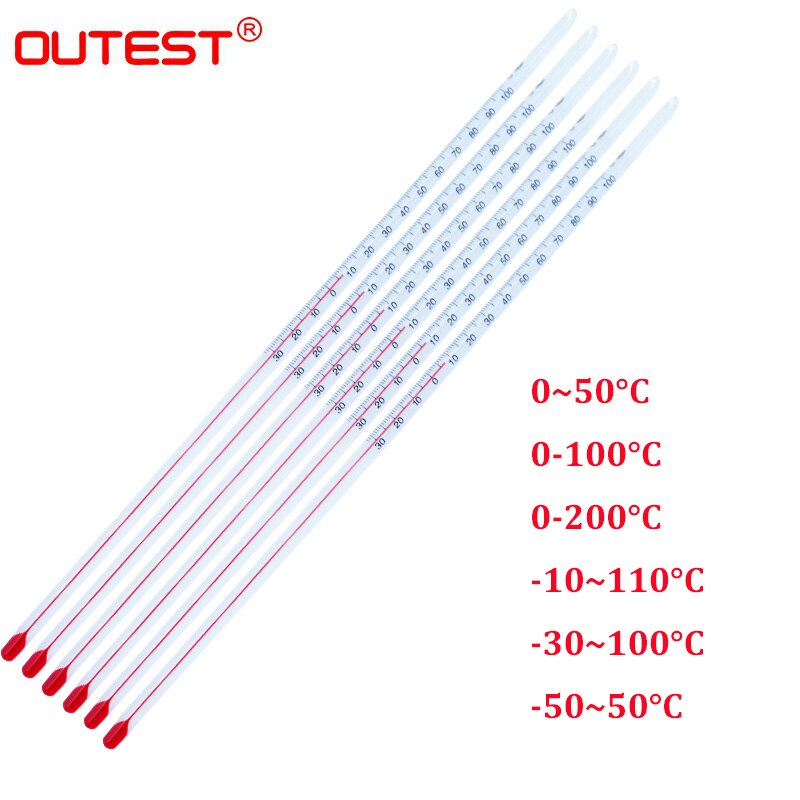 20PC alcohol red liquid glass thermometer red wate... – Grandado