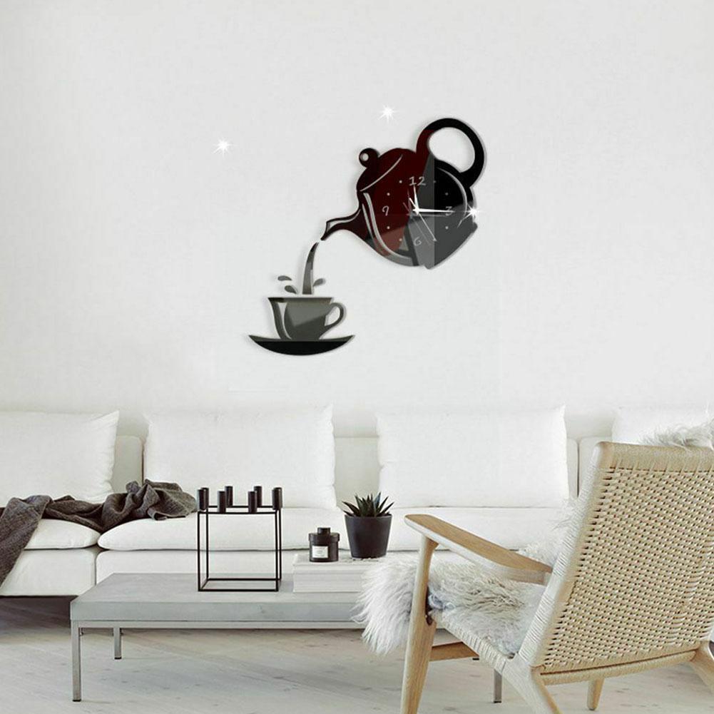 Diy Acrylic Coffee Cup Teapot 3d Wall Decor Home R... – Vicedeal